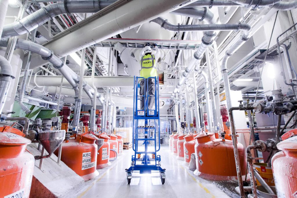 Adjustable work platforms | Ixolift – Alternative to ladders and ...